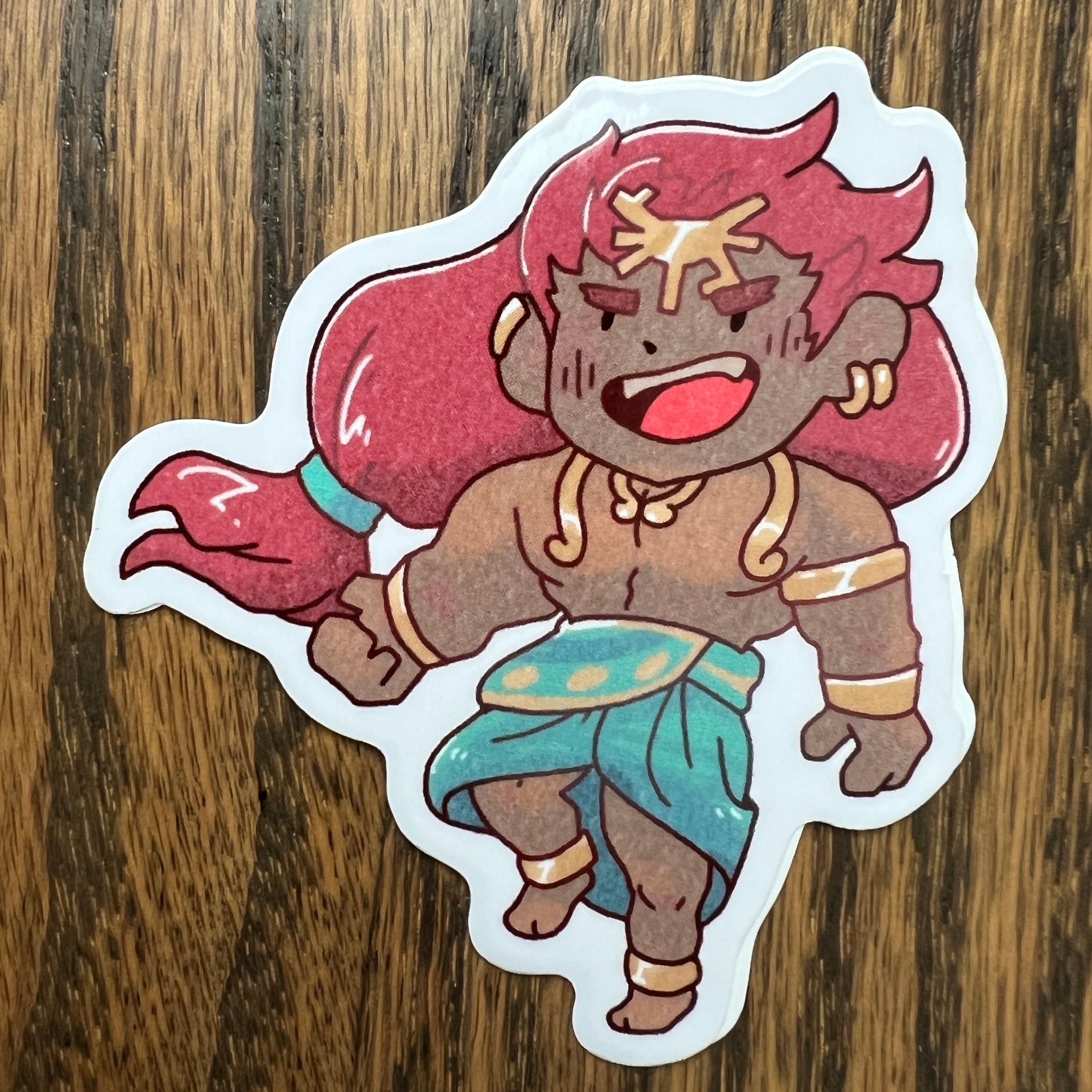 TOTK Zel Da Ganonchan Chibi Stickers - Die Cut – Cheekytweethart