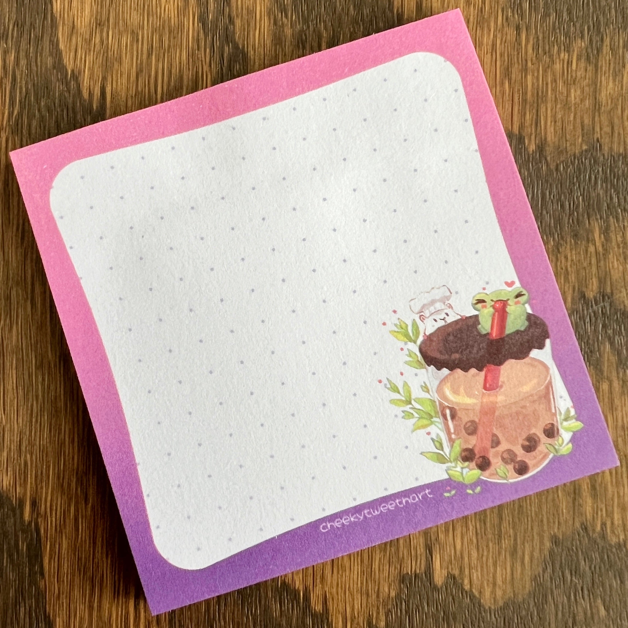 Boba Food Dot Sticky Notes #NP025 – Cheekytweethart