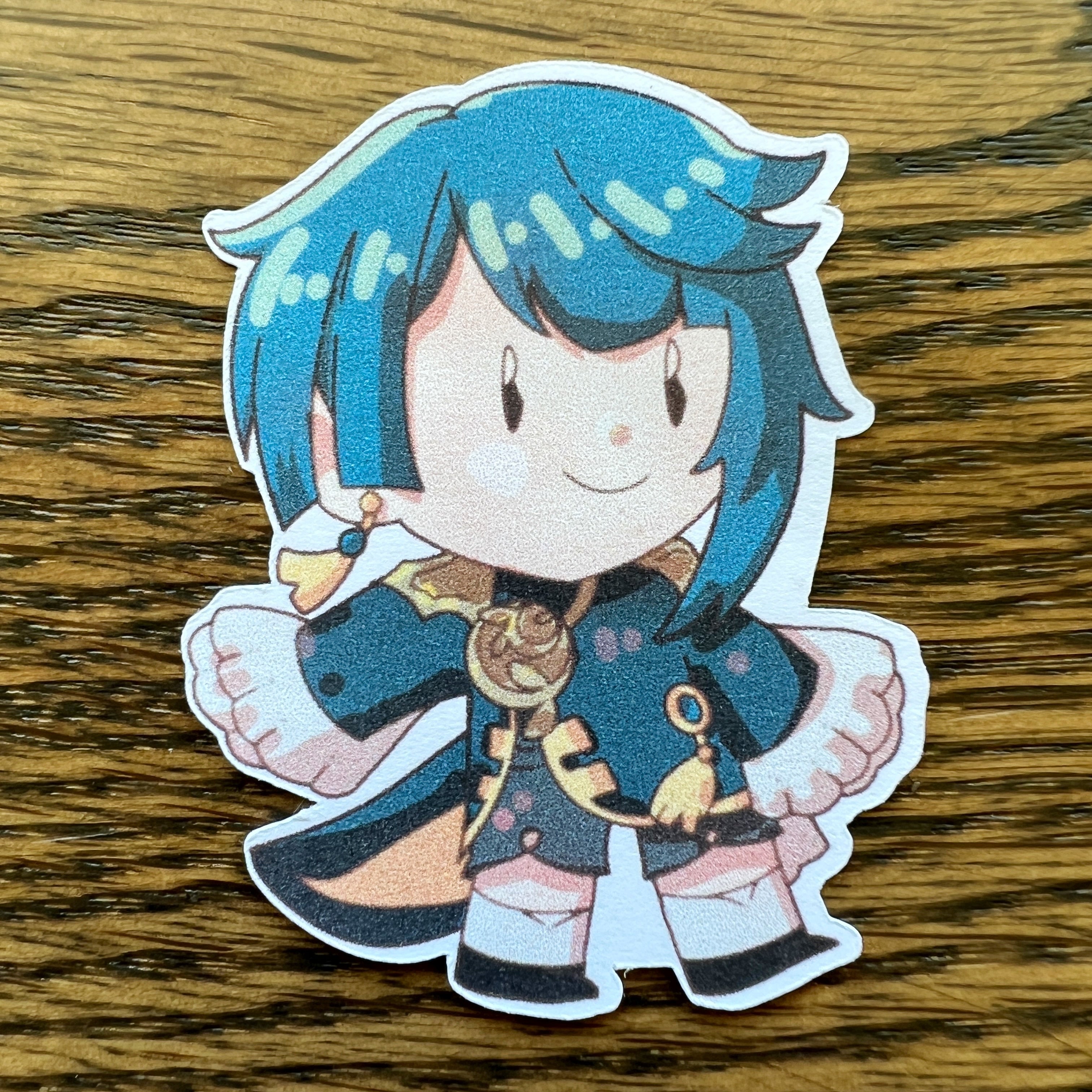 Genshin Impact Xingqiu Stickers - Die Cut – Cheekytweethart