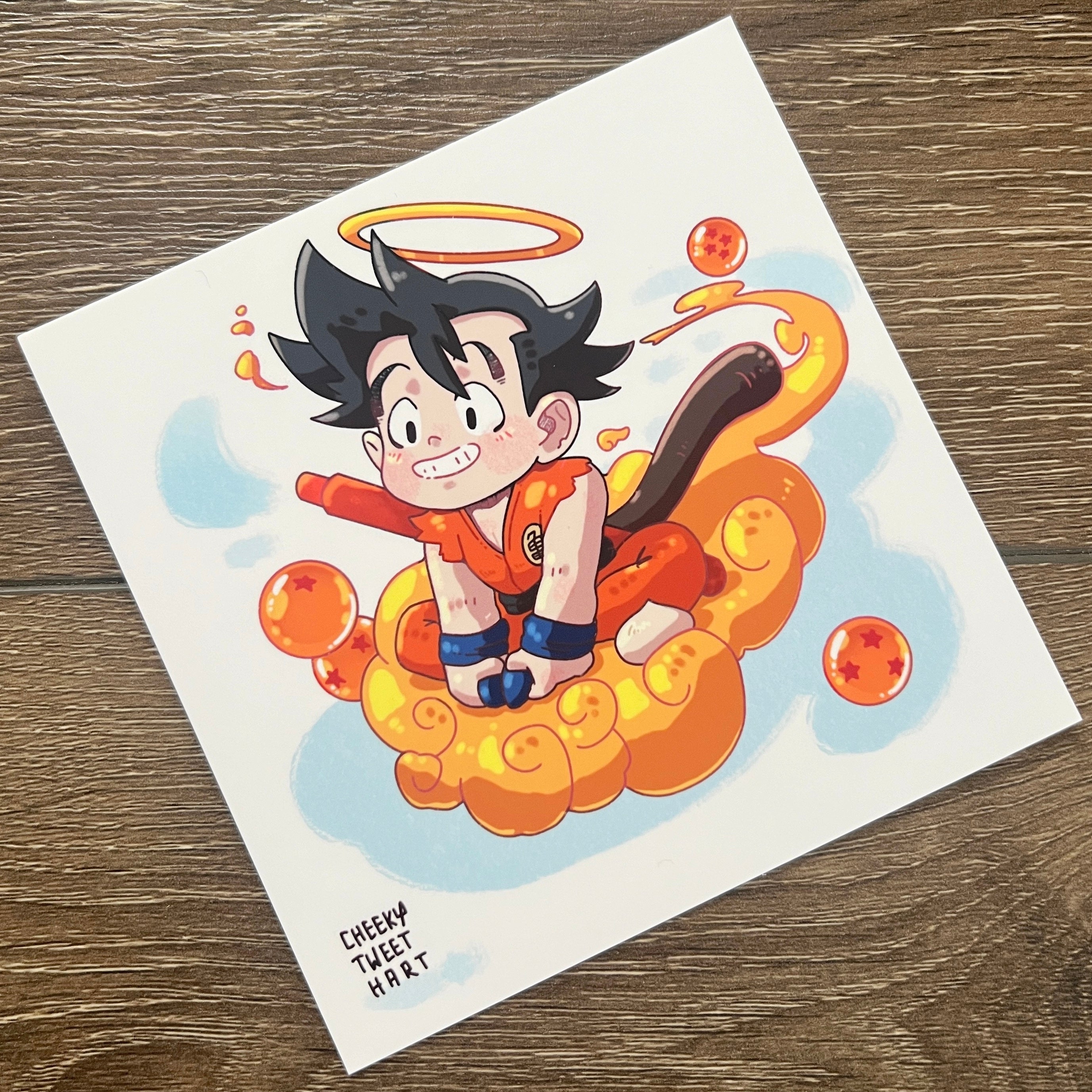 DBZ Goku Anime Food Art Prints #AP178 – Cheekytweethart