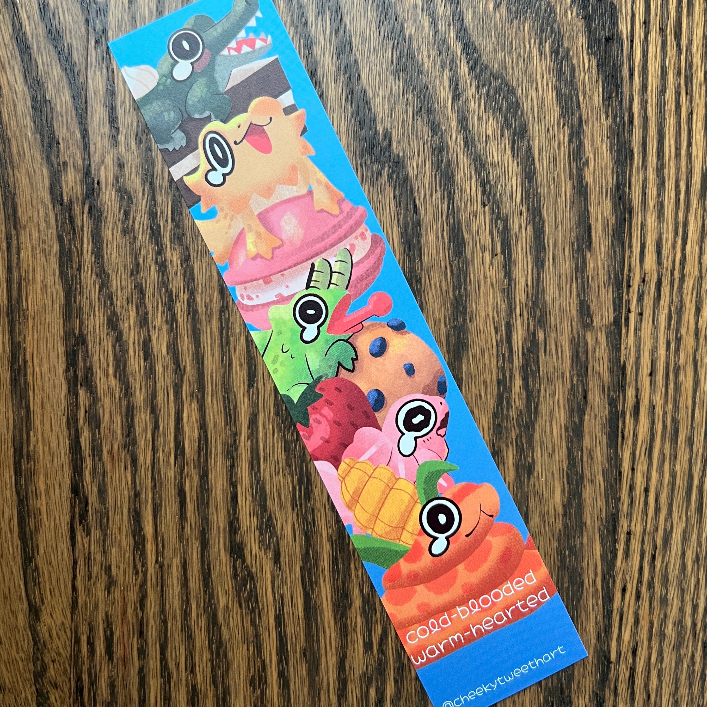 Animal Caiman, Bearded Dragon, Chameleon, Axolotl, Snake Food Bookmark ...