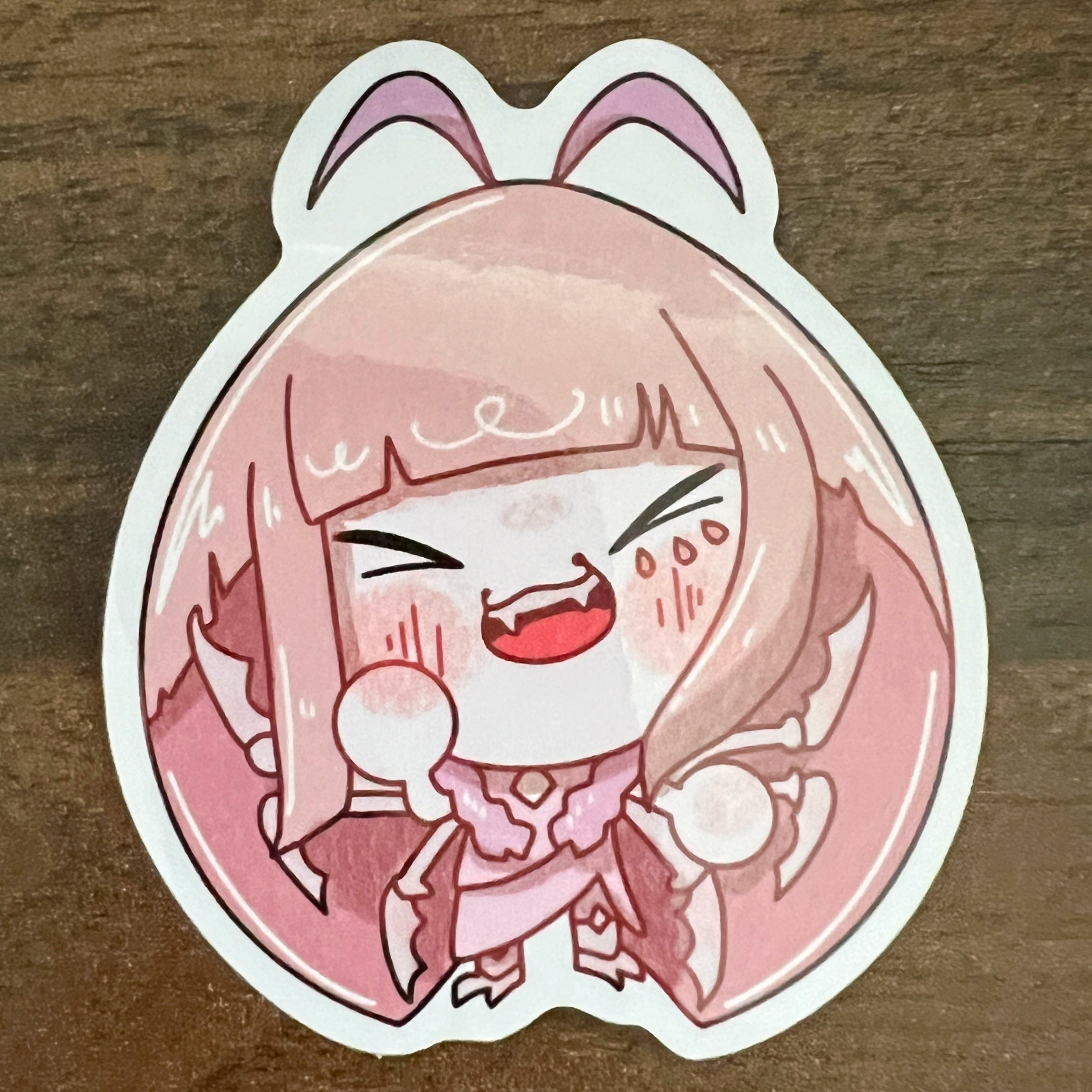 Vtuber Indie Matara Vinyl Sticker – Cheekytweethart