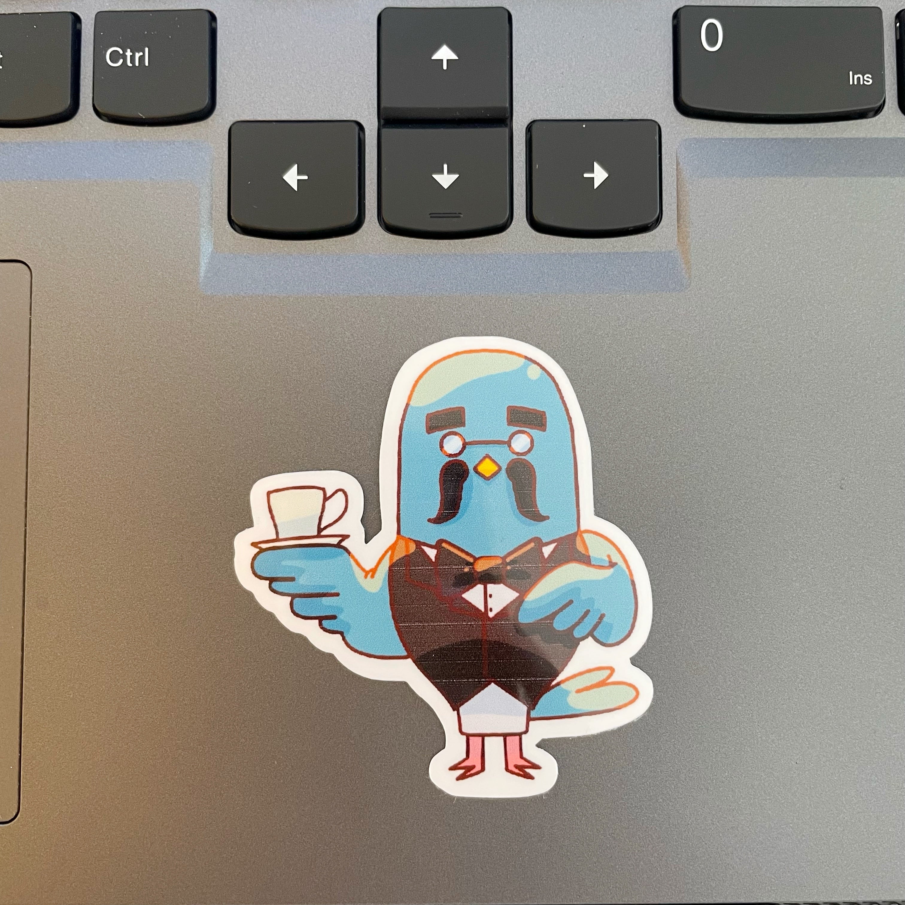 ACNH Brewster Pigeon Stickers - Die Cut – Cheekytweethart