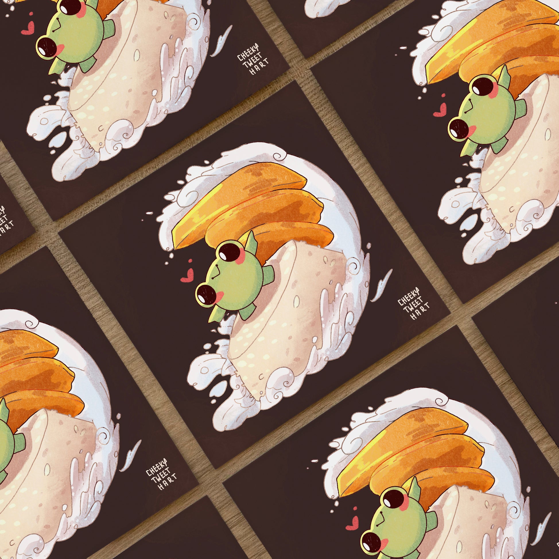 Mango Sticky Rice Ribbert Frog Art Prints - Patreon Limited Edition 22 ...