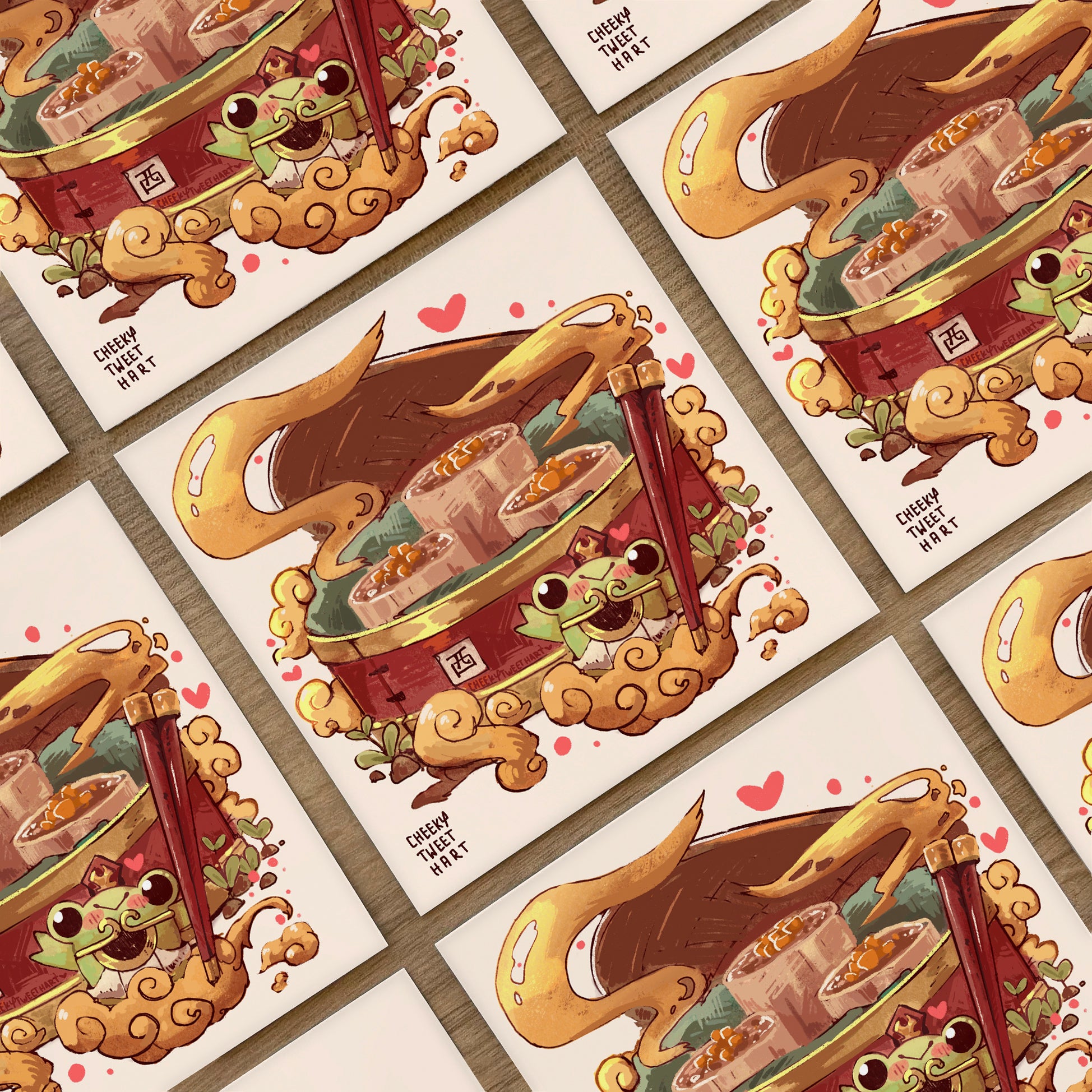 Monkey King Dim Sum Ribbert Frog Art Prints - Patreon Limited Edition ...