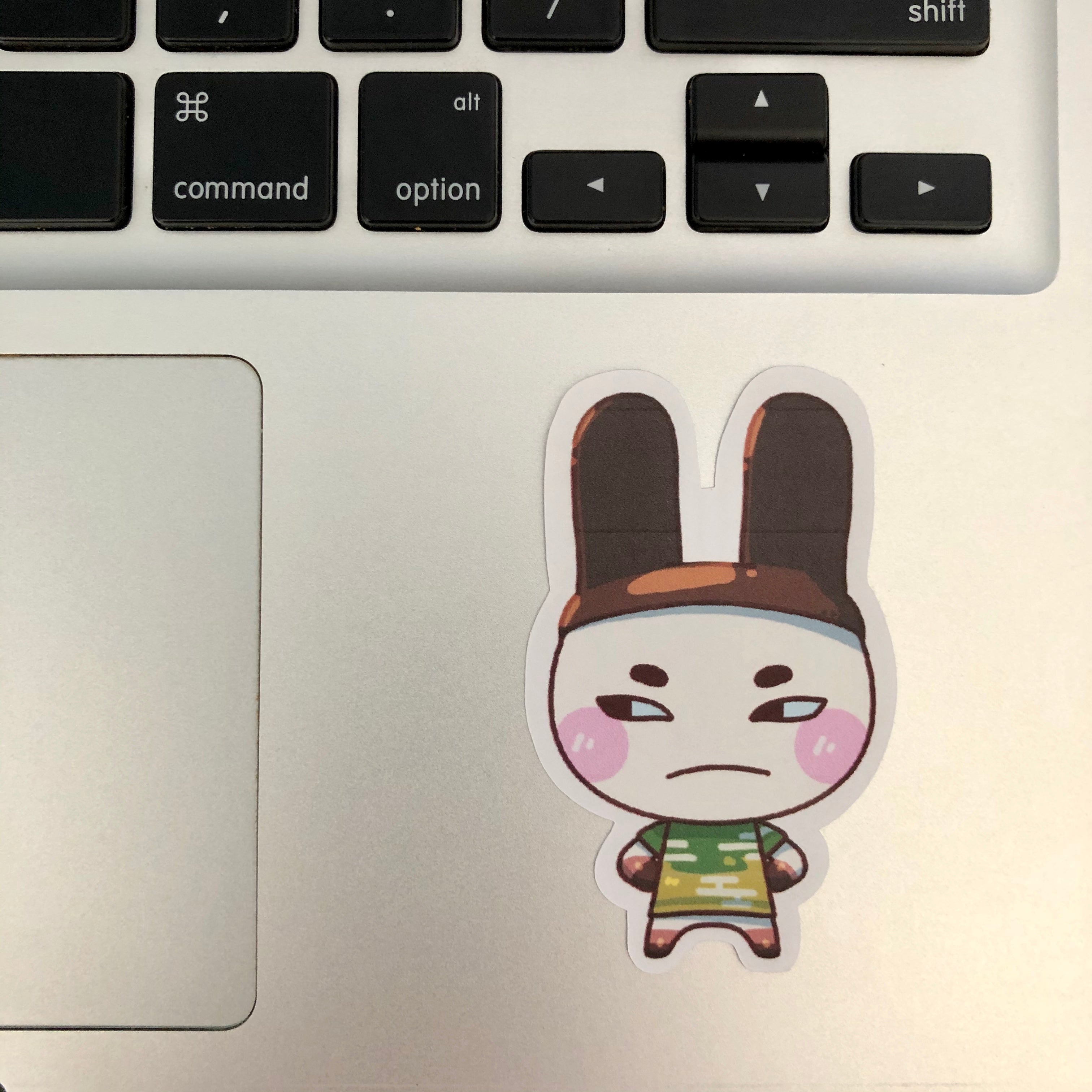 ACNH Genji Bunny Rabbit Stickers - Die Cut – Cheekytweethart