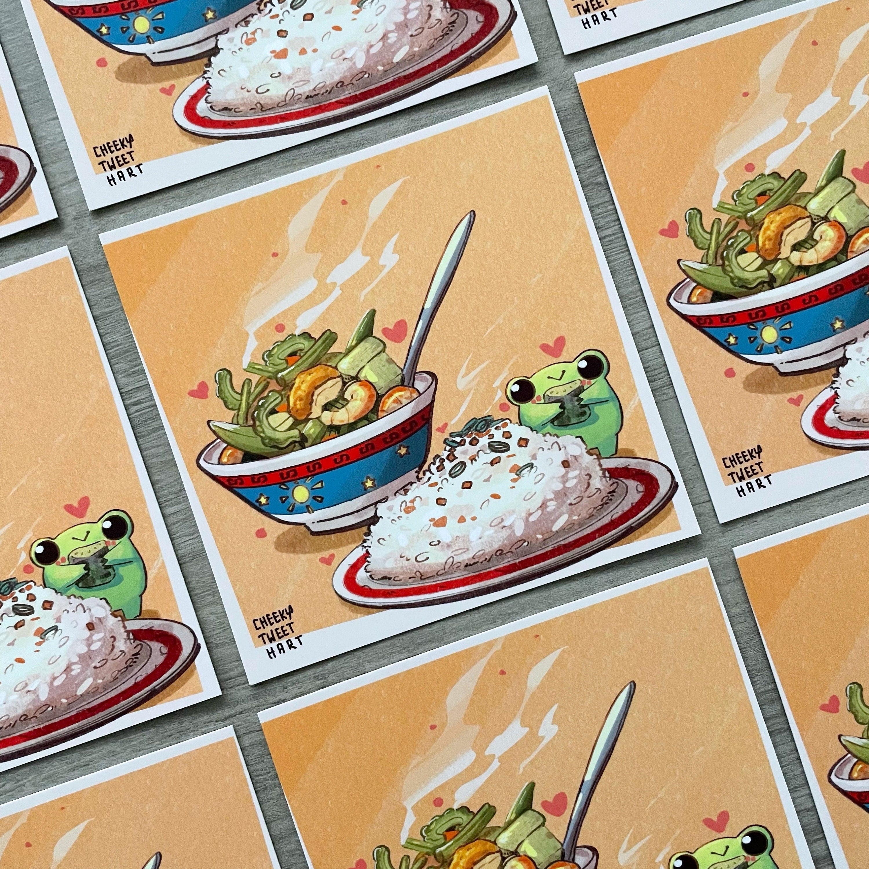 Pinakbet Ribbert Frog Art Prints #AP035 – Cheekytweethart