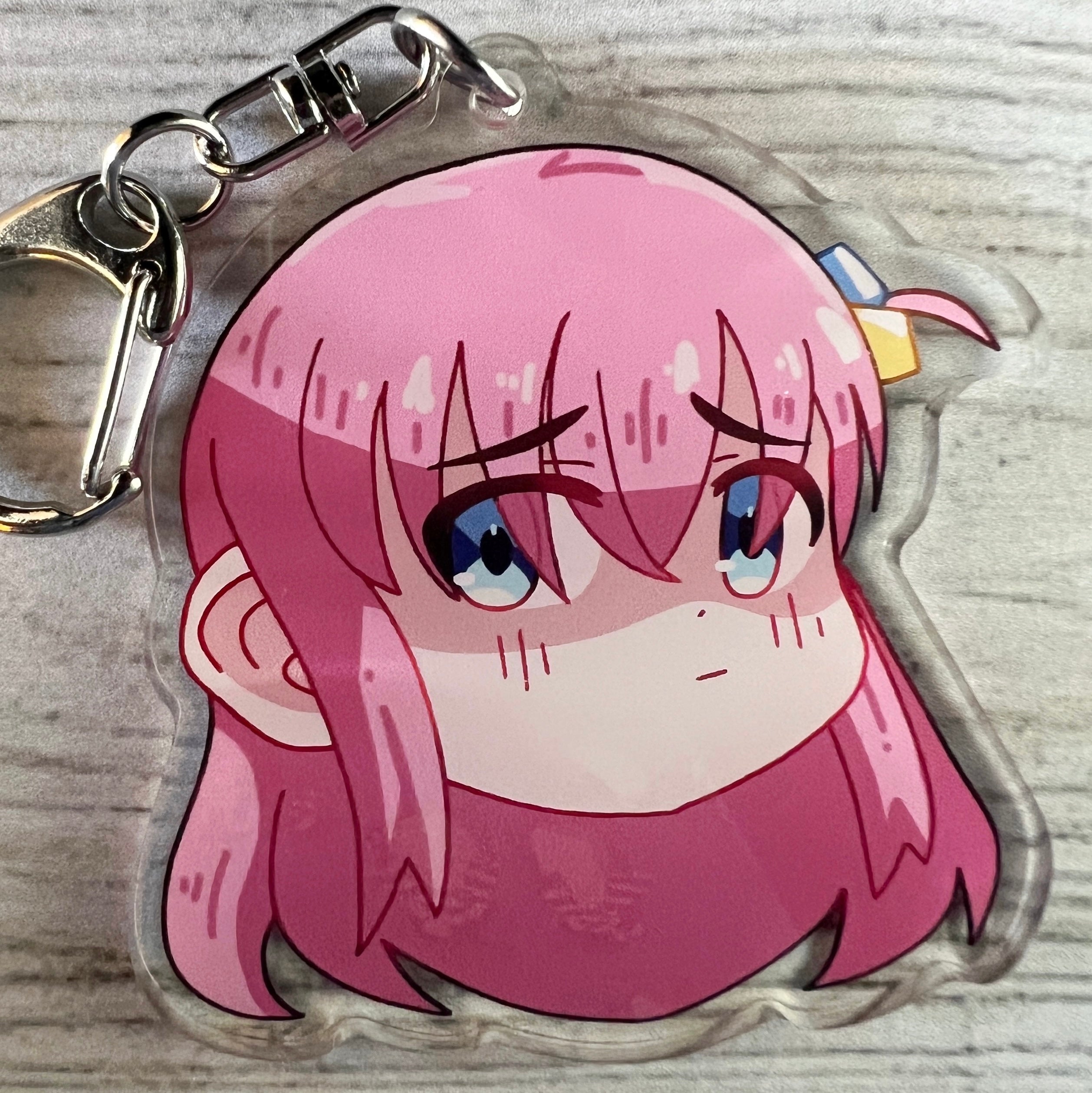 BTR Hitori Anime Chibi Acrylic Charm Keychain Accessory #AC022 ...