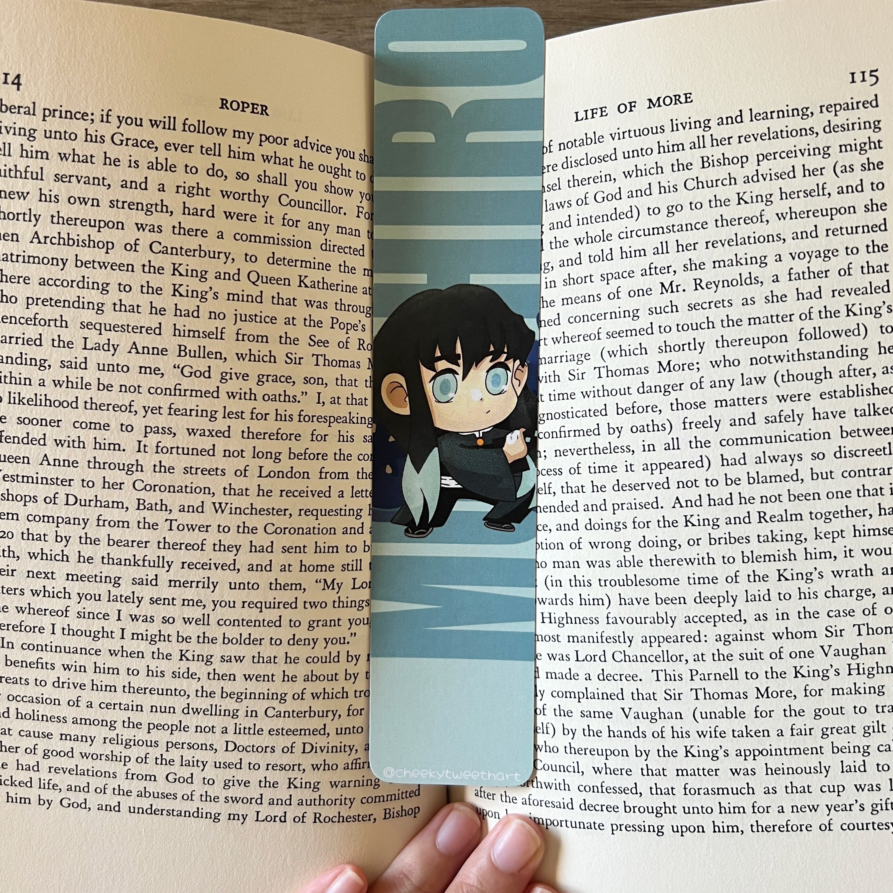 DS KNY Anime Chibi Muichan Blueberry Fruit Slayer Bookmark - Tokito #B ...