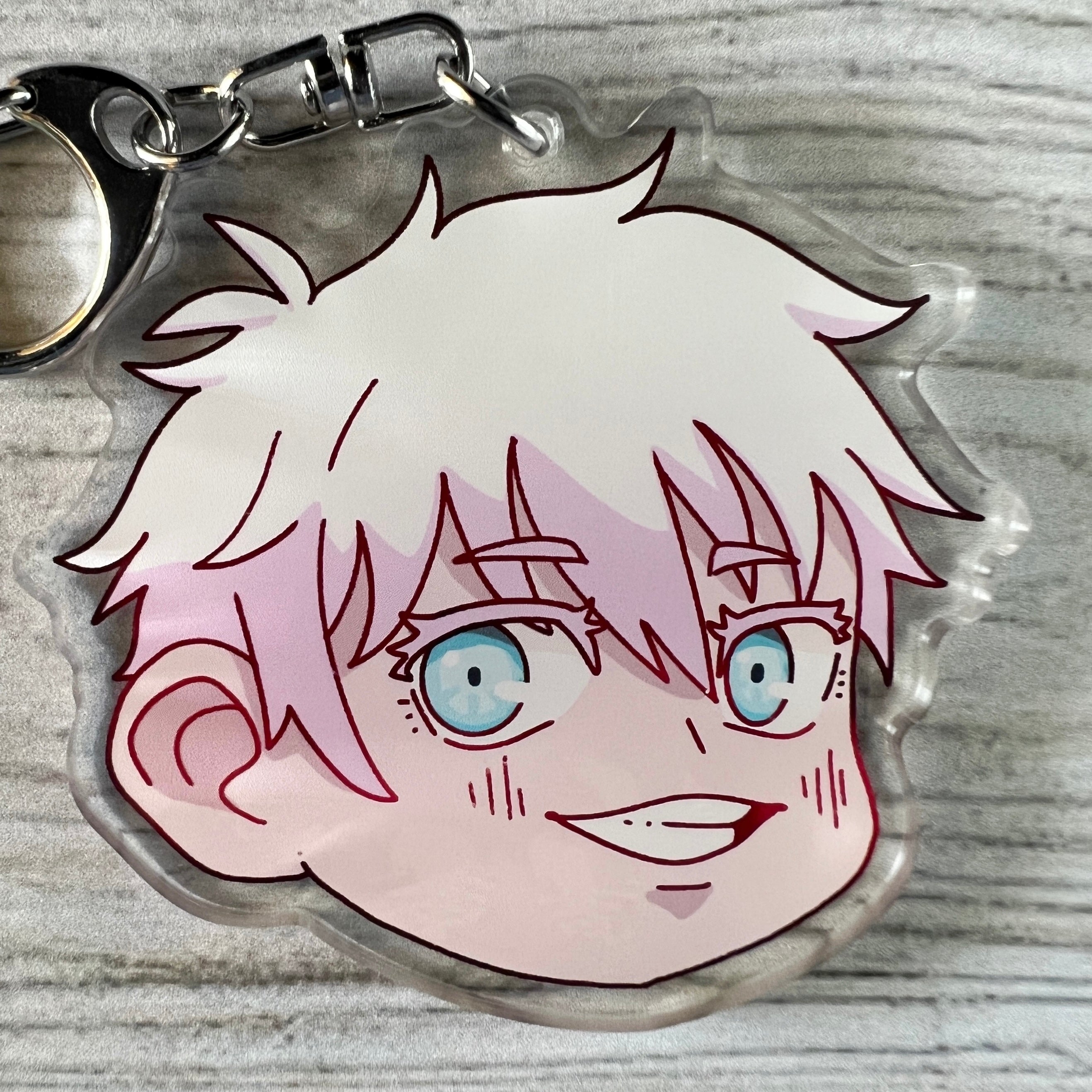 JJK Anime Chibi Gojo Acrylic Charm Keychain Accessory #AC050 ...